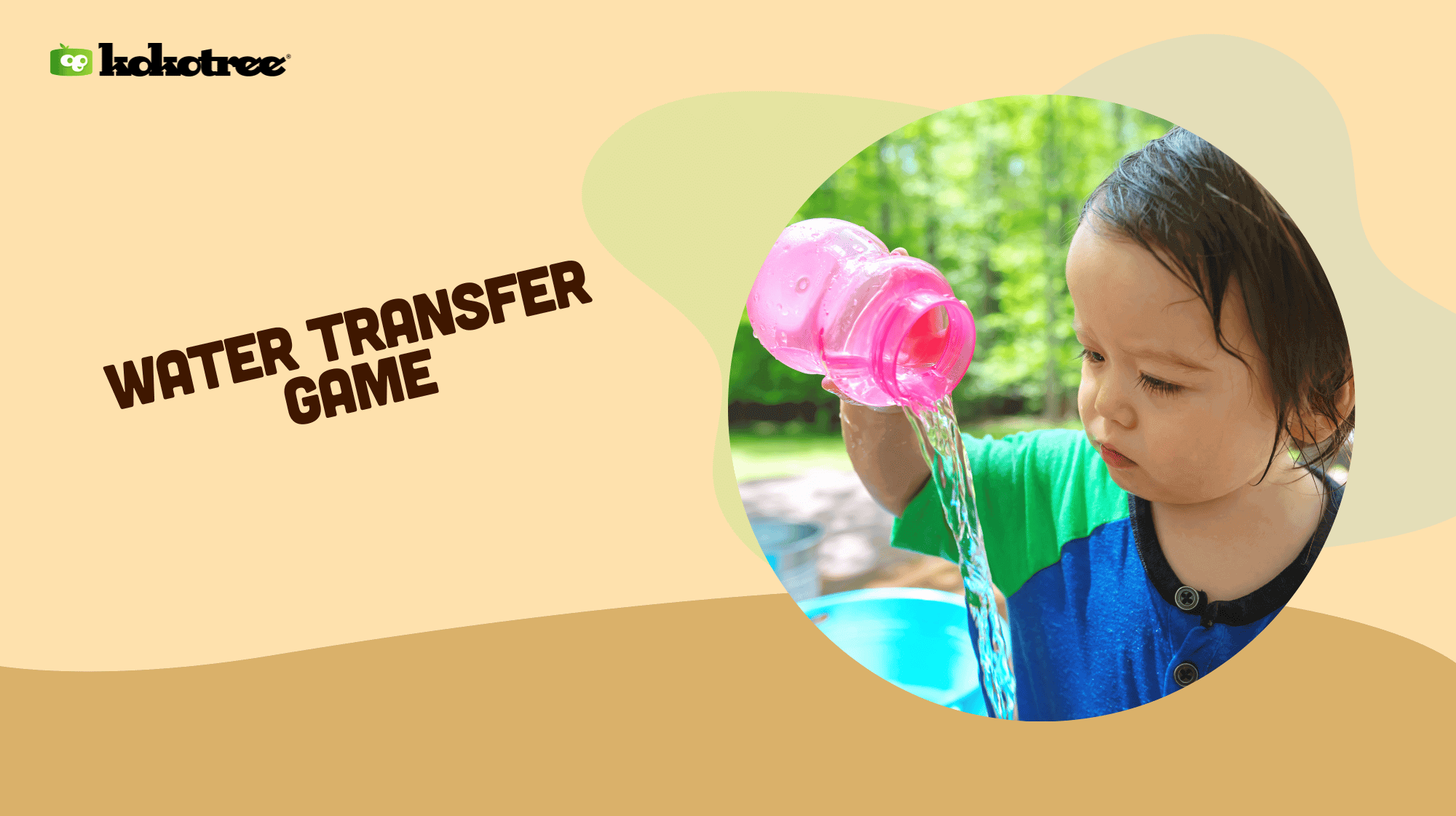 Water Transfer Game for Toddlers and Preschoolers - Kokotree