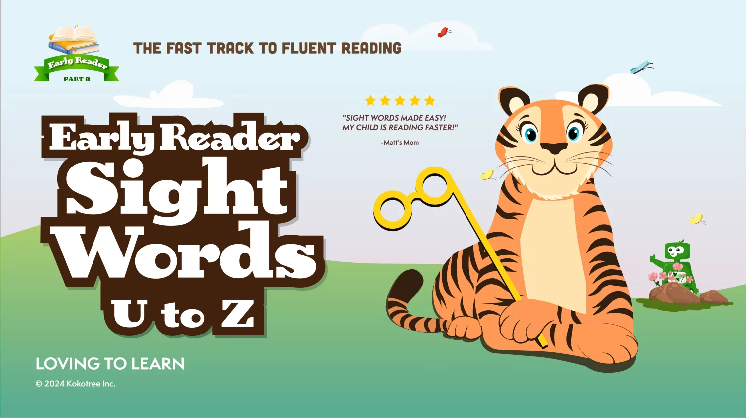 Sight Words U to Z Preschool Learning Video - Kokotree