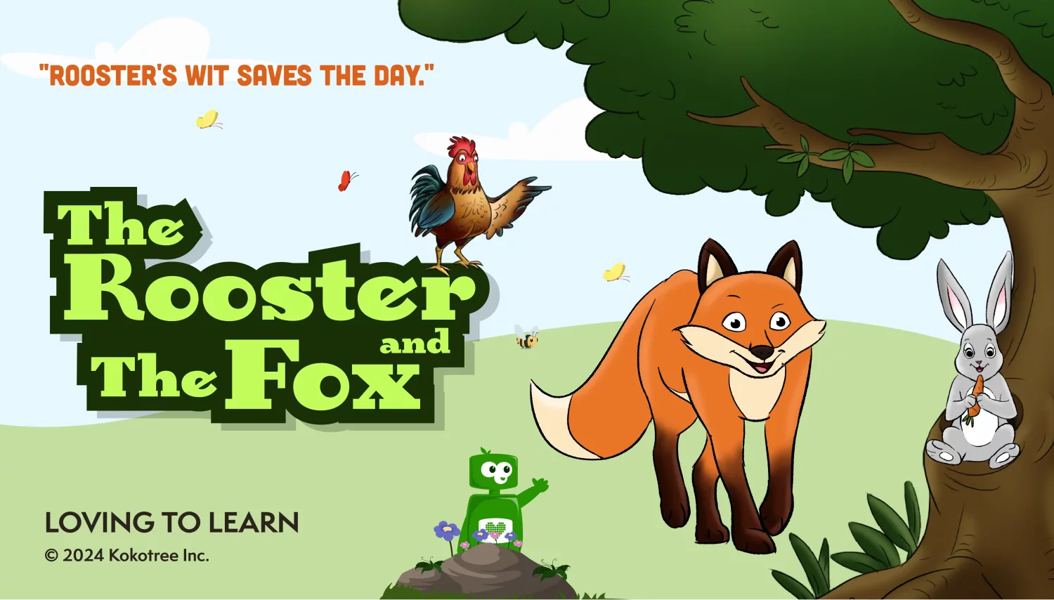 The Rooster & The Fox Preschool Learning Video - Kokotree